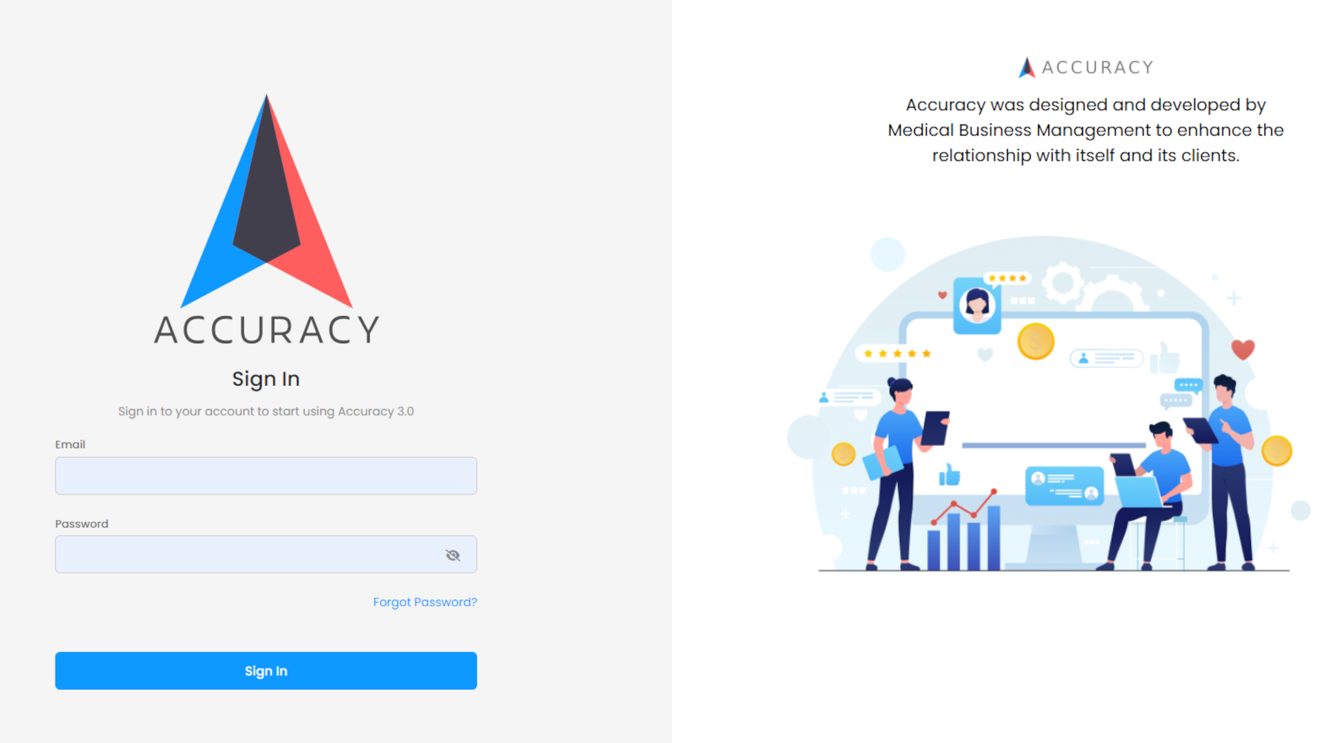 Accuracy 3.0 - Login